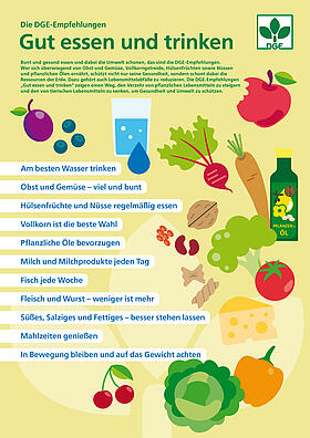 Gut Essen Und Trinken Die Dge Empfehlungen Dge